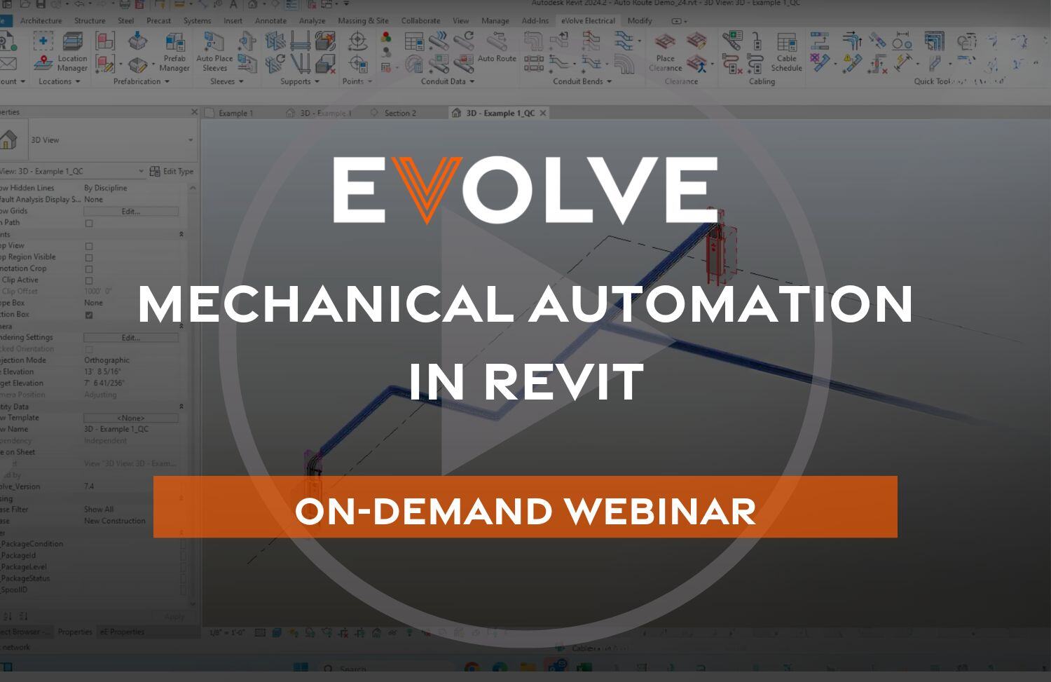 On-Demand Webinar: EVOLVE Mechanical: Automation In Revit