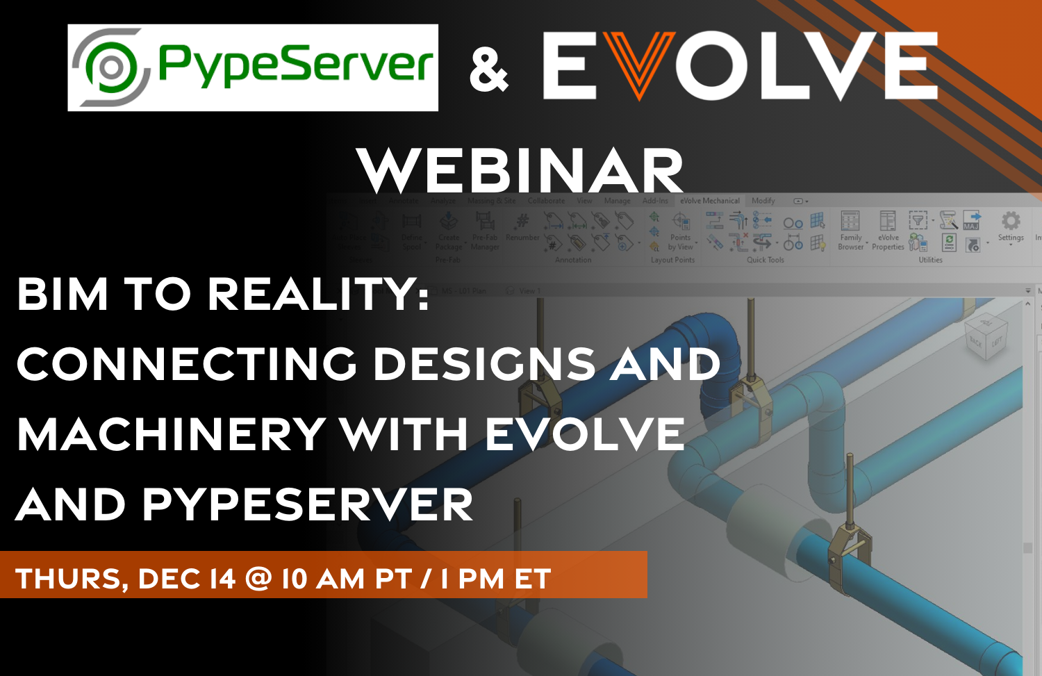 BIM to Reality: Connecting Designs and Machinery with EVOLVE and PypeServer